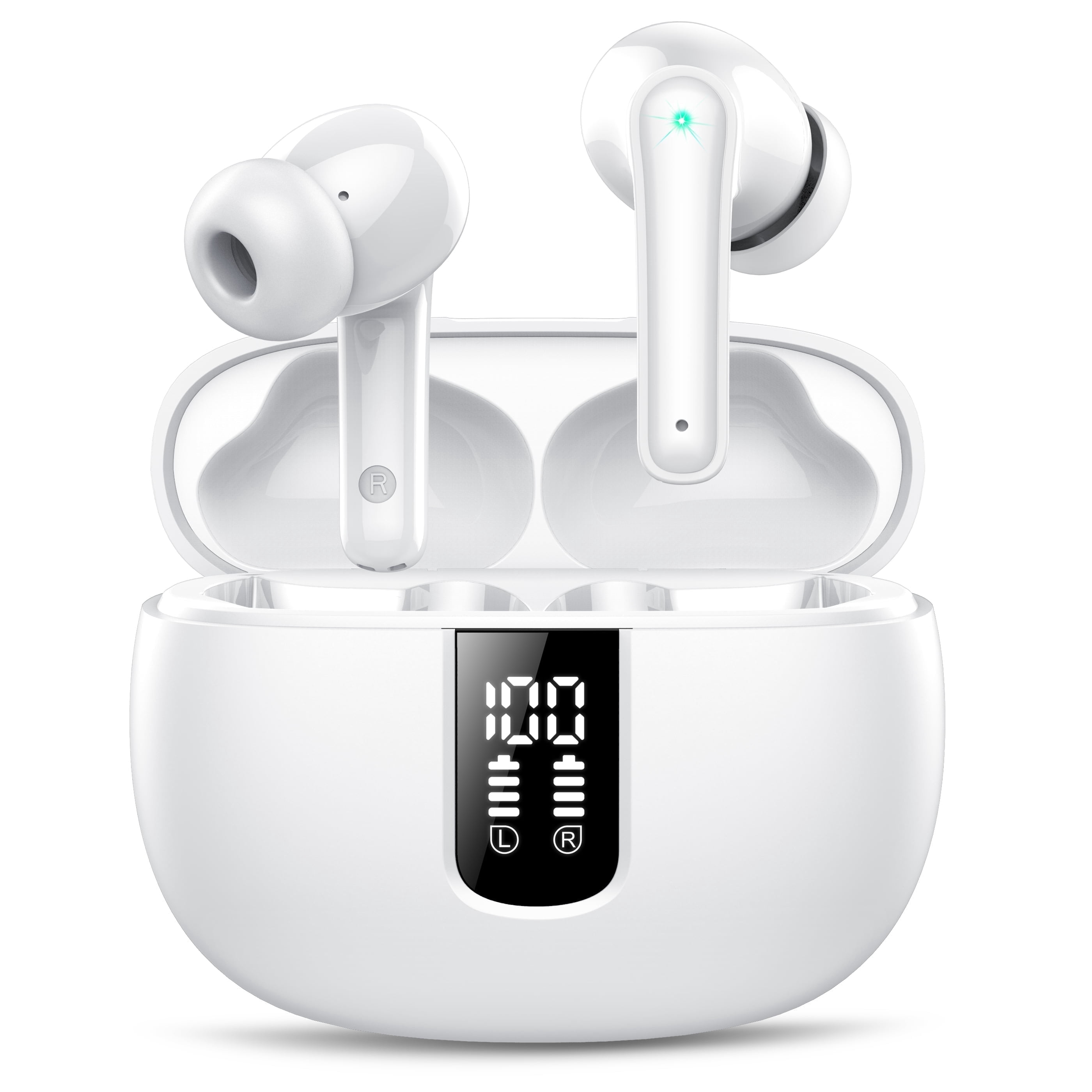 Tikland 2025 Wireless Earbuds, Bluetooth 5.3, 40H Playtime, HD Mic ...