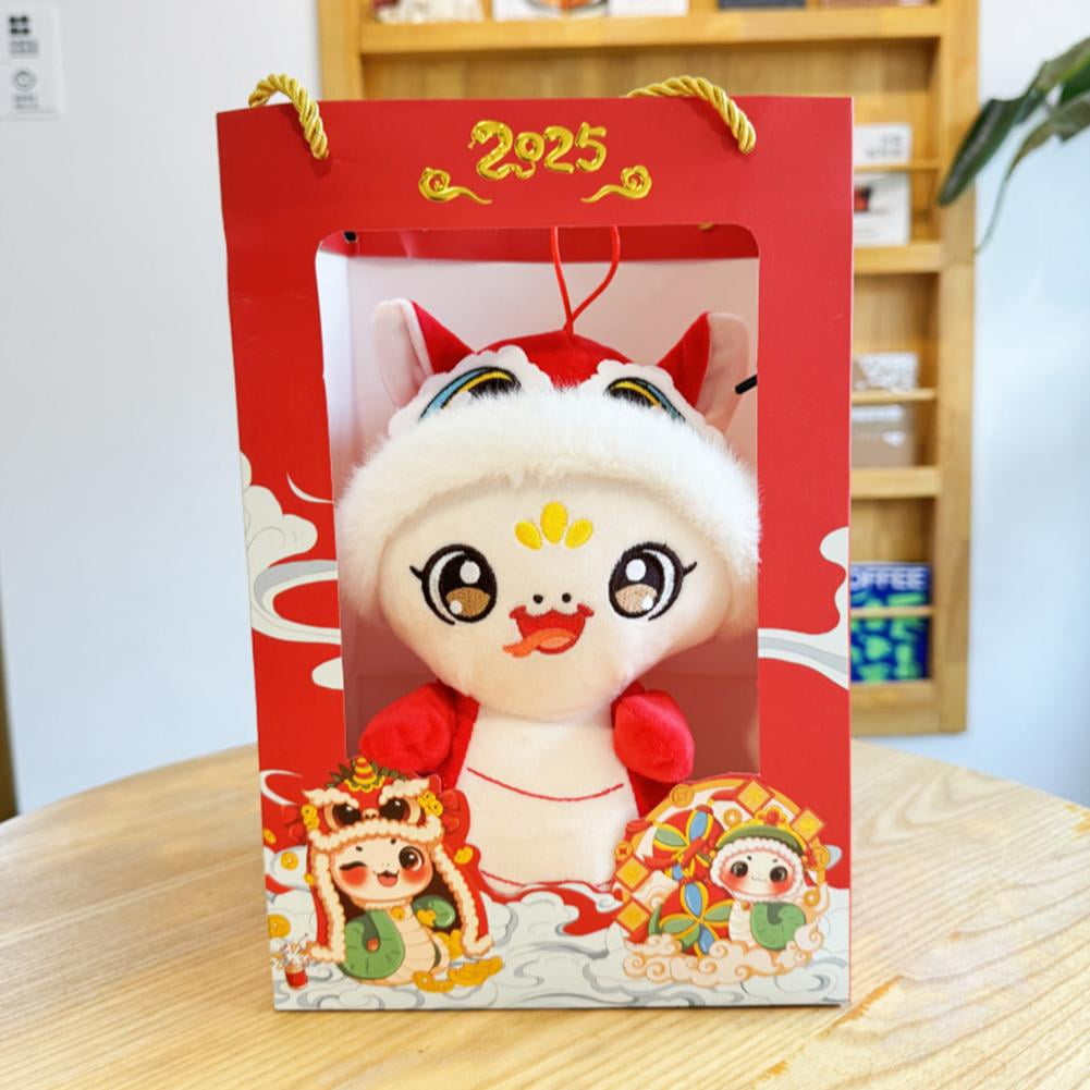☆2025 NEW Year of The Snake Mascot Plush Ornament Cute Gift Snake Toy ...