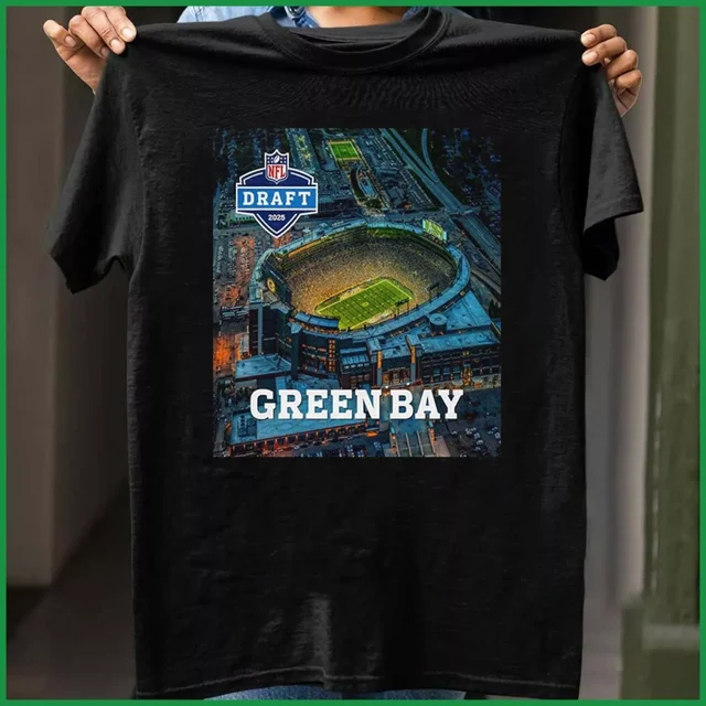 2025 NFL Draft Is Headed To Green Bay Lambeau Field And Titletown T-Shirt - Walmart.com
