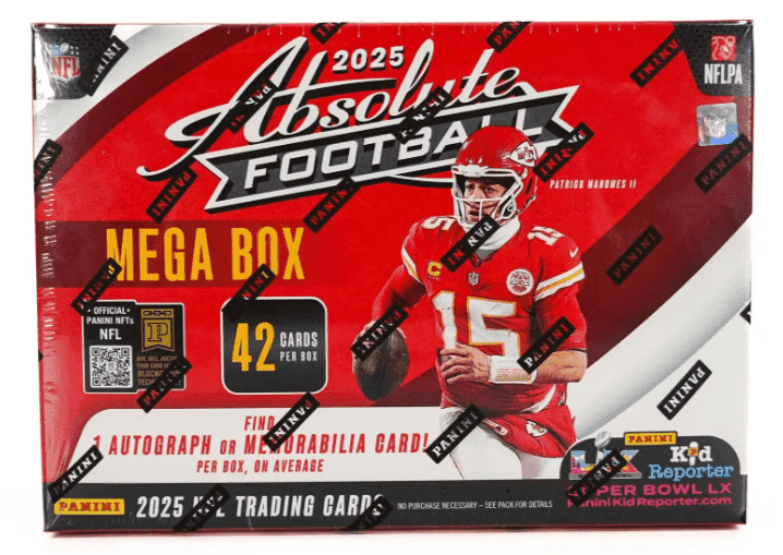 2025 NFL Panini Absolute Football Hobby Mega Box! (Teal Parallels ...