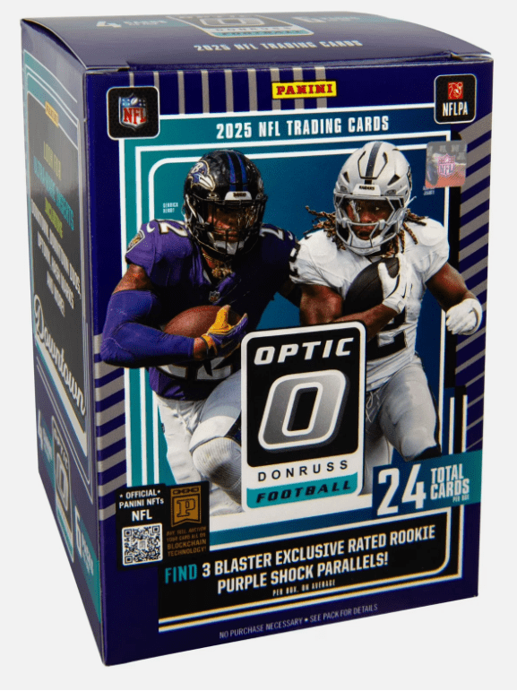 2025 NFL Panini Donruss Optic Football Blaster Box! (Purple Shock ...
