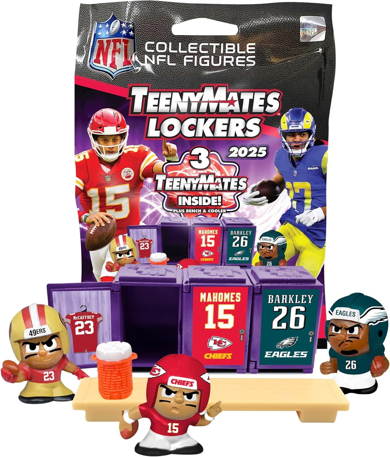 2025 NFL TEENYMATES Series 13 Lockers Blind Mystery Pack - Walmart.com