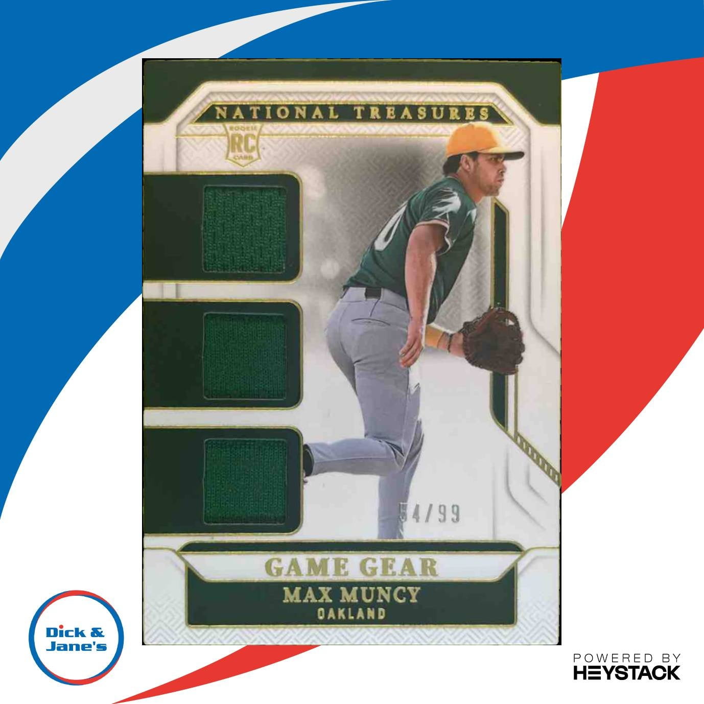 2025 National Treasures Max Muncy Game Gear Swatches Trio 54/99 #48 ...