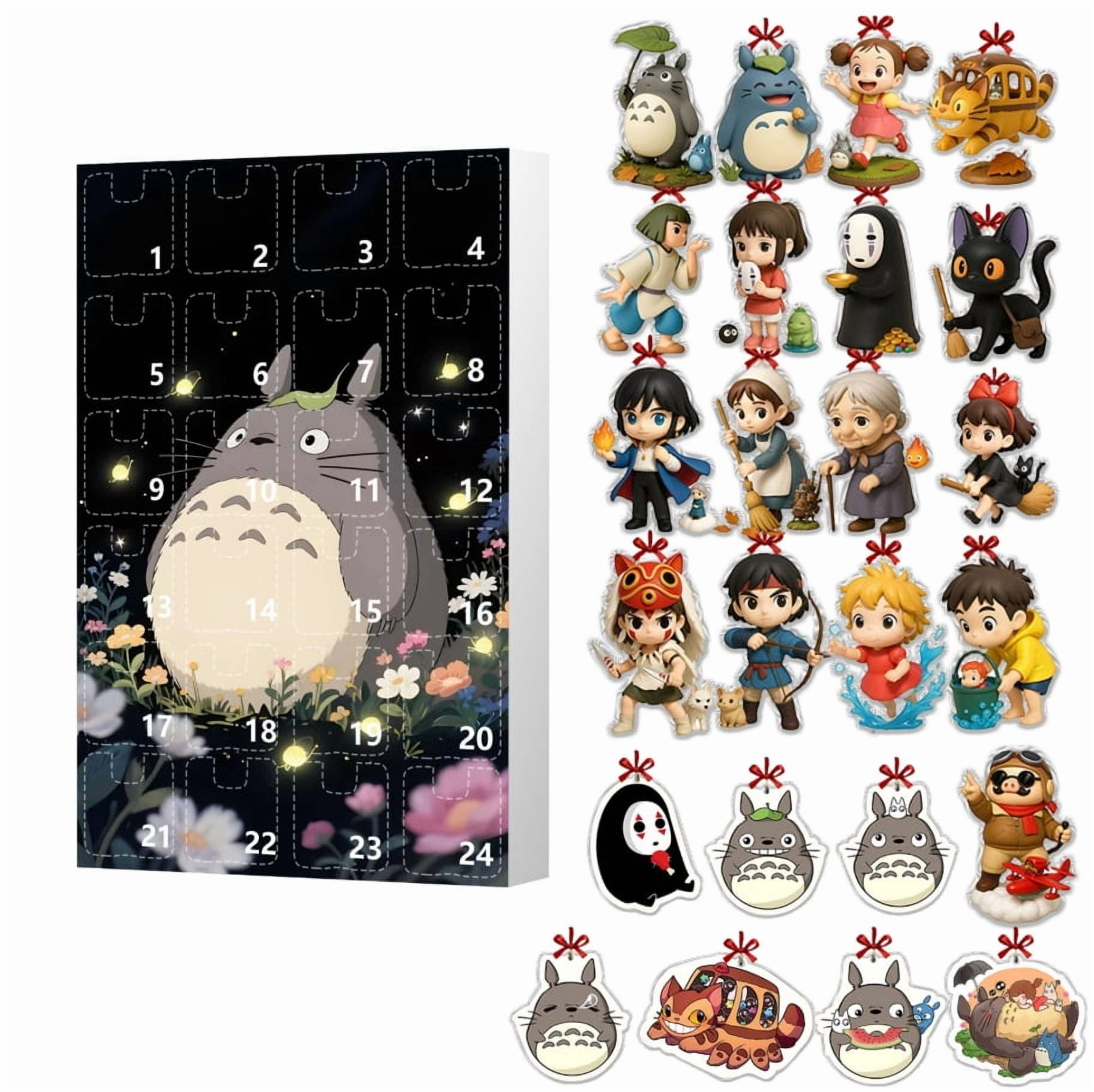 2025 My Neighbor Totoro Advent Calendar,24 Days of Christmas Countdown ...