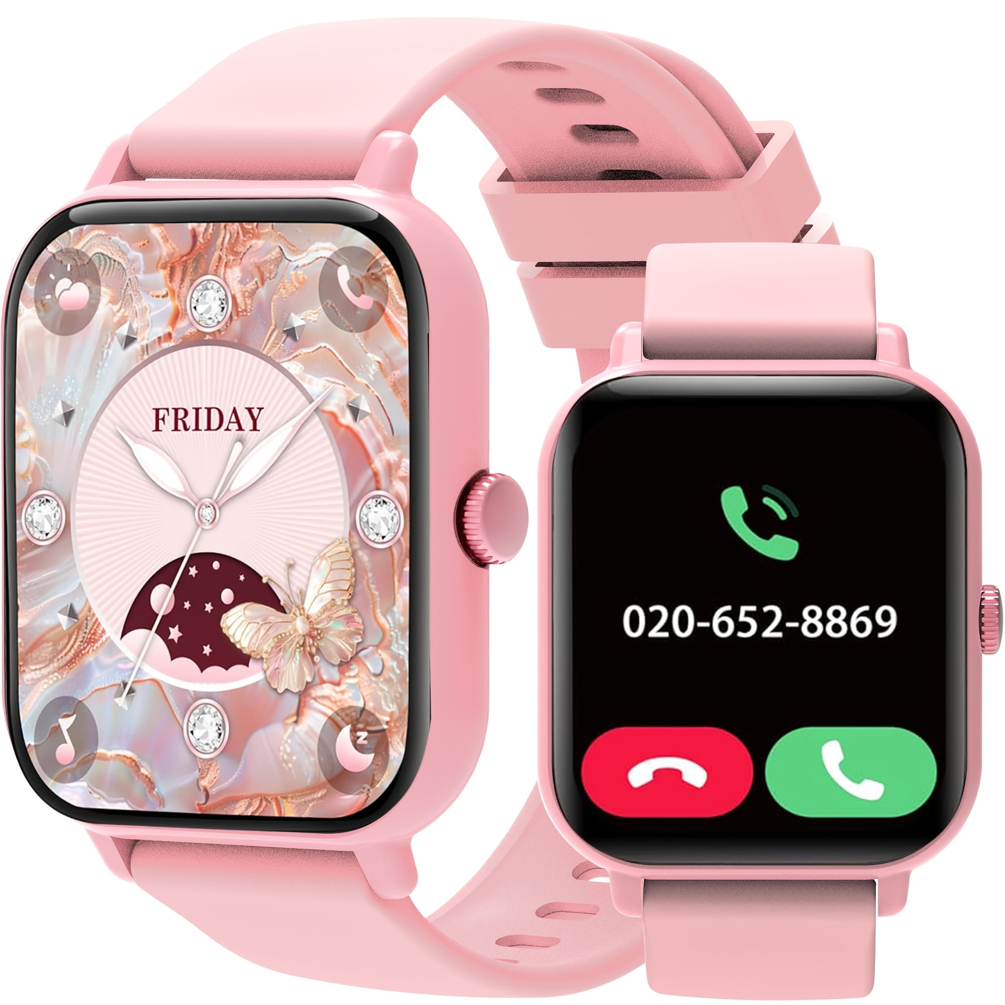 2025 New 1.83'' HD Smart Watch - Wireless Call, Music Playback, Health ...