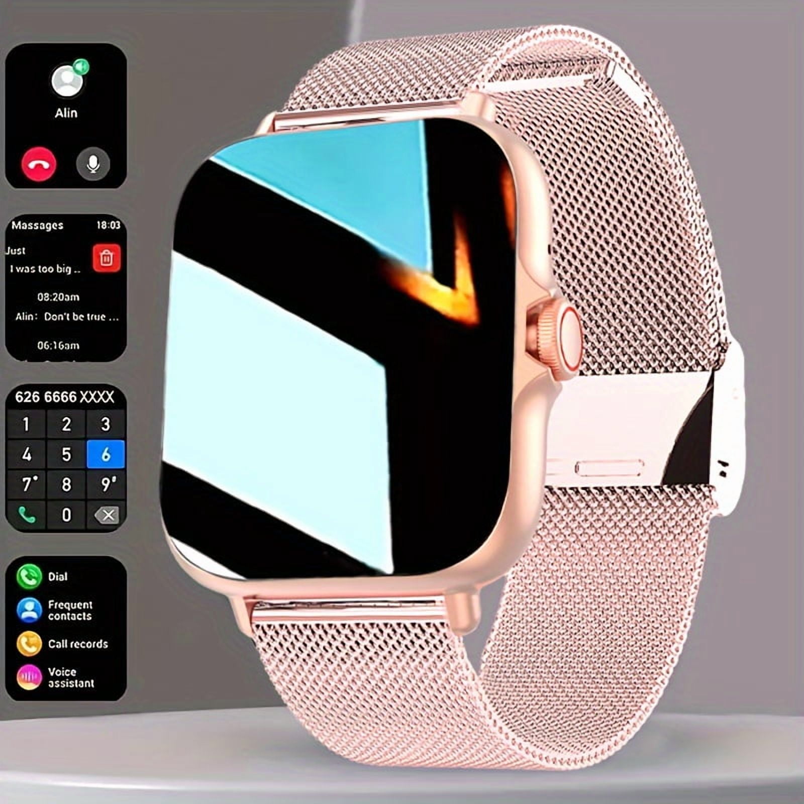 2025 New 1.83-inch Full Screen Touch Smart Watch, Unisex, Supports Call ...