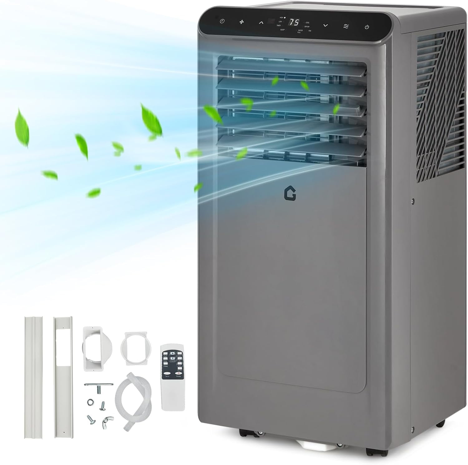 2025 New 10000 BTU Portable Air Conditioners Cool Up to 450 Sq. Ft,3 IN ...