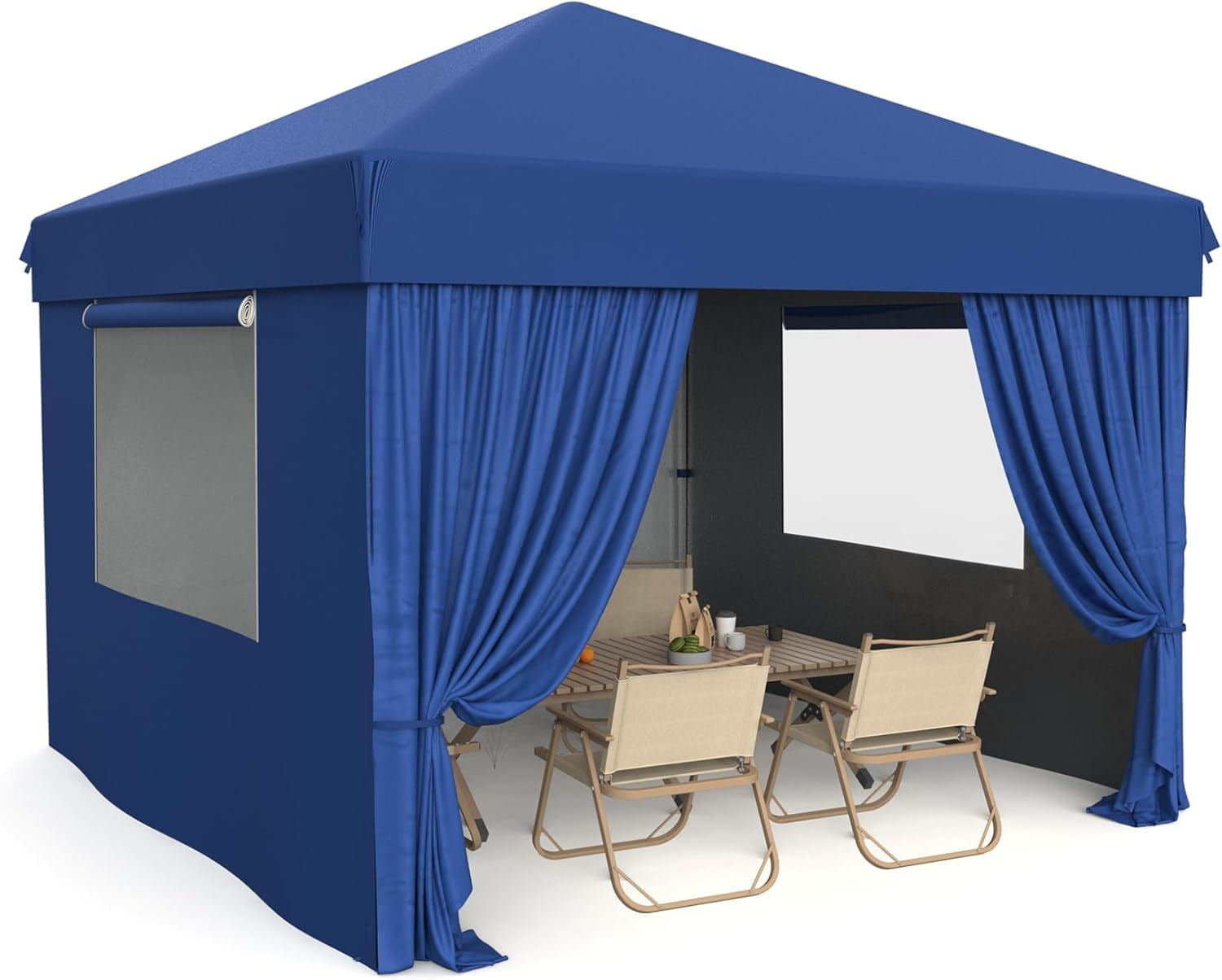 2025 New 10x10 FT Pop up Canopy with Removable Sidewalls,Instant ...