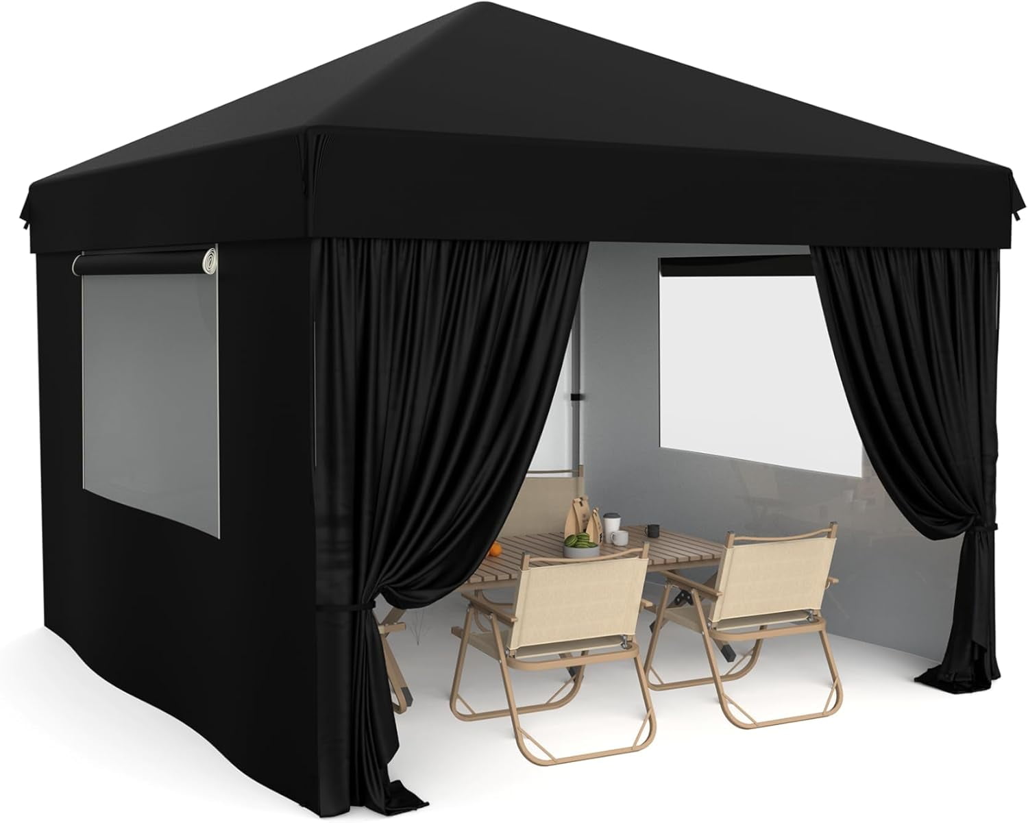 2025 New 10x10 FT Pop up Canopy with Removable Sidewalls,Instant ...