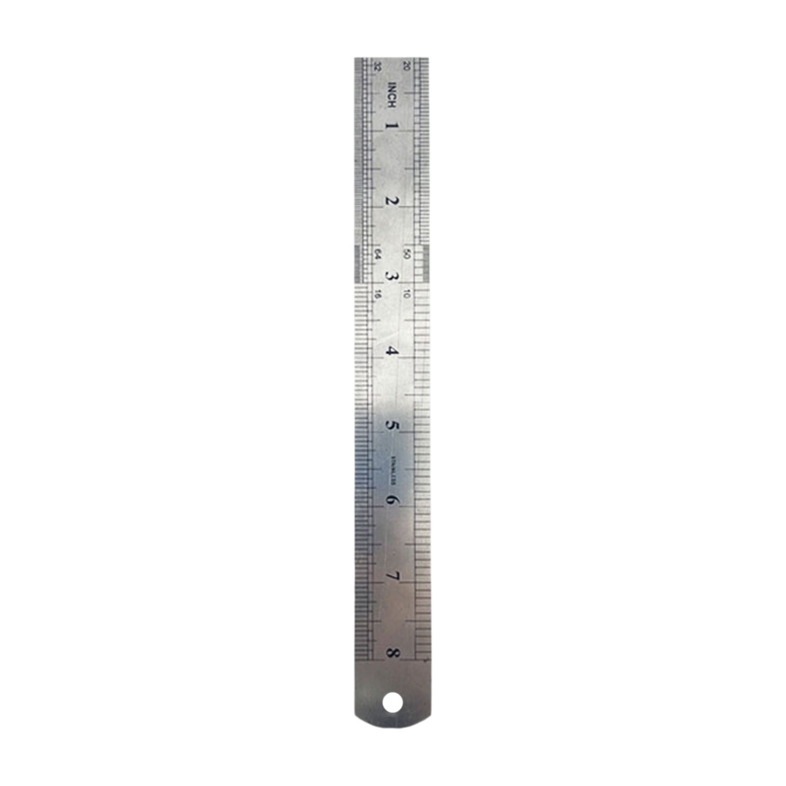 2025 New 13" Stainless Steel Ruler Dual-Scale Inch/Cm Silver for ...