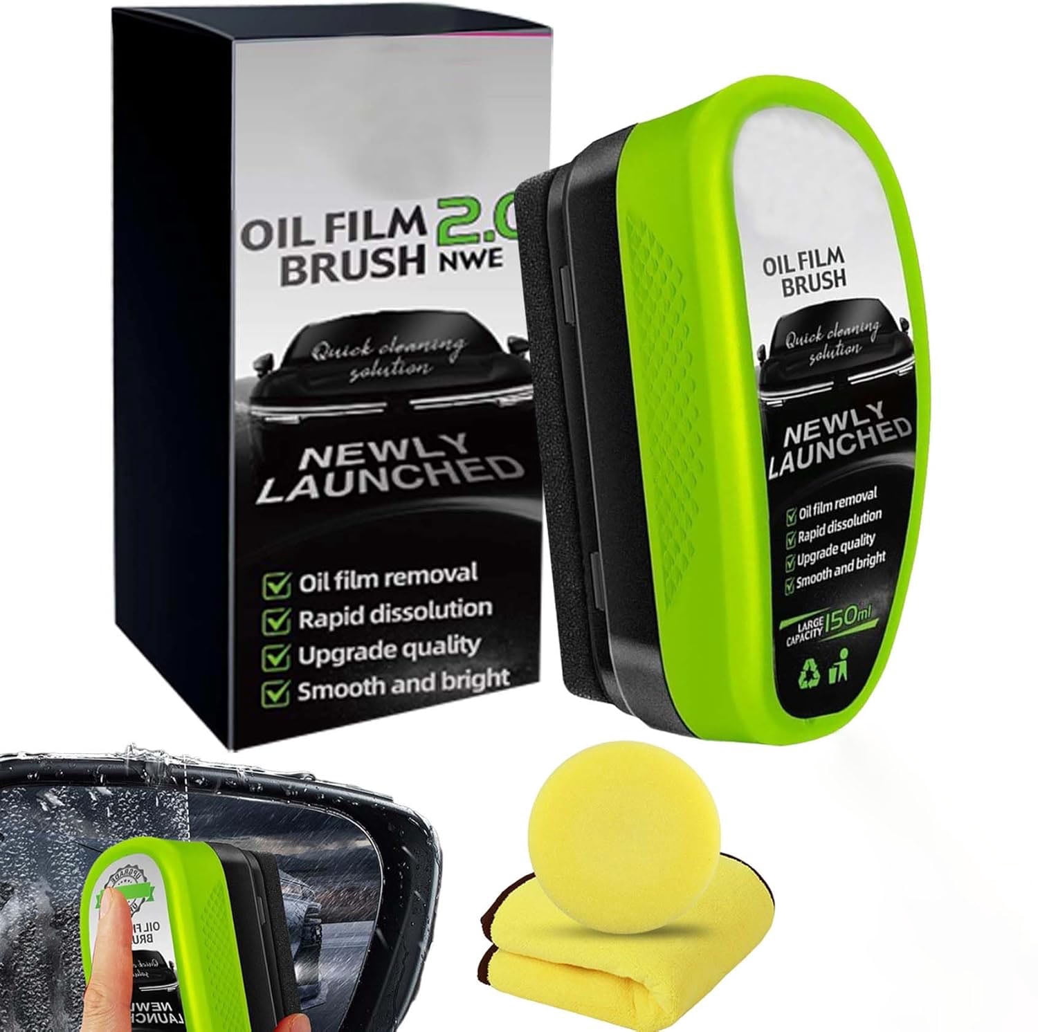 2025 New 2.0 Green Oil Film Wipe | Powerful Oil Film Removal & Crystal ...