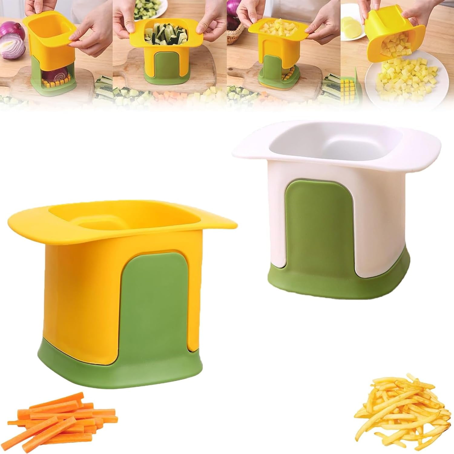 2025 New 2-in-1 Vegetable Chopper Dicing & Slitting, Food Slicer ...