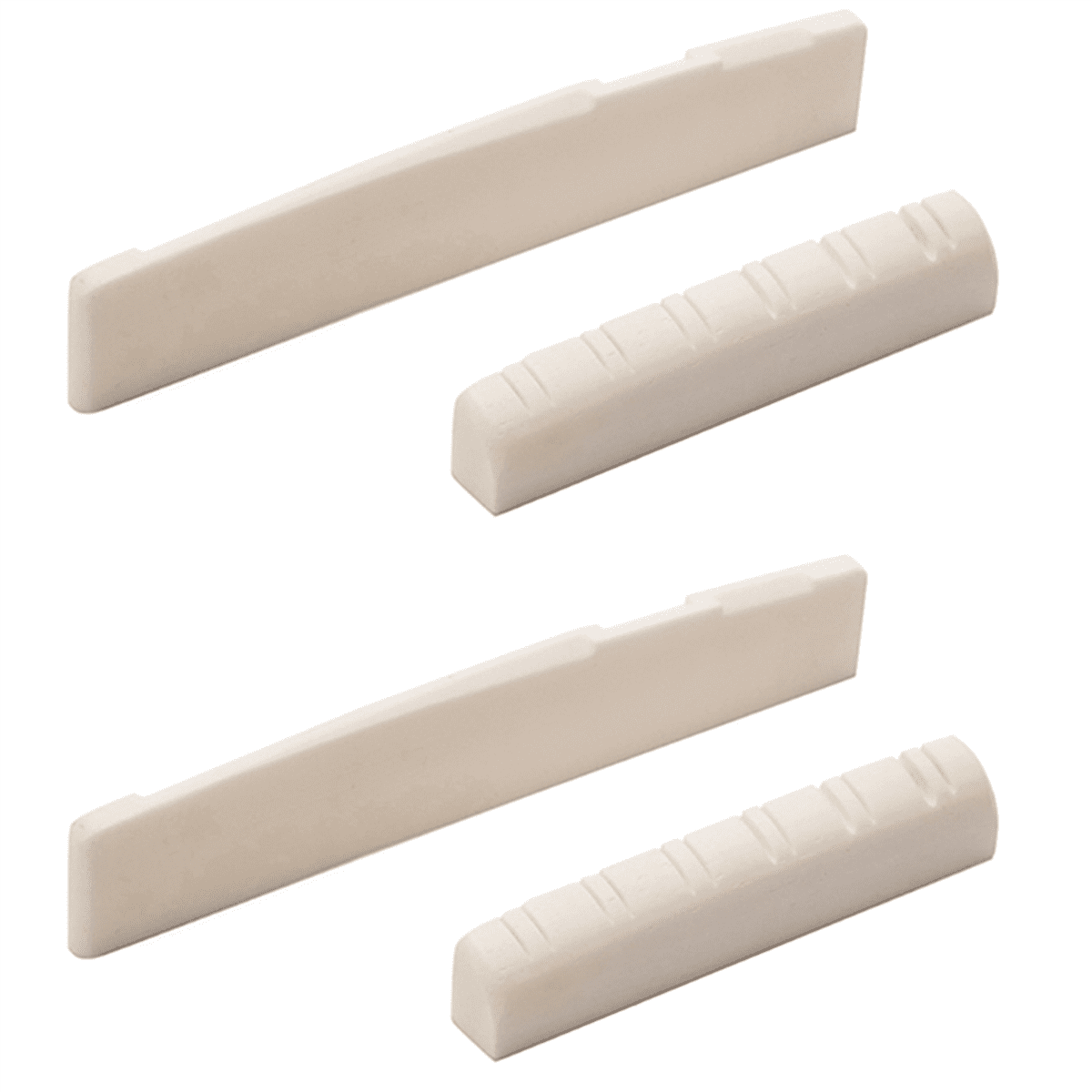 2025 New! 2 set 12 Strings Acoustic Guitar Bone Bridge Saddle Nut for ...