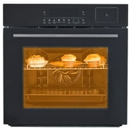 Magic Chef Kitchen Single Electric Wall Oven MCSWOE24S, 24in, 2.2 Cu ft ...