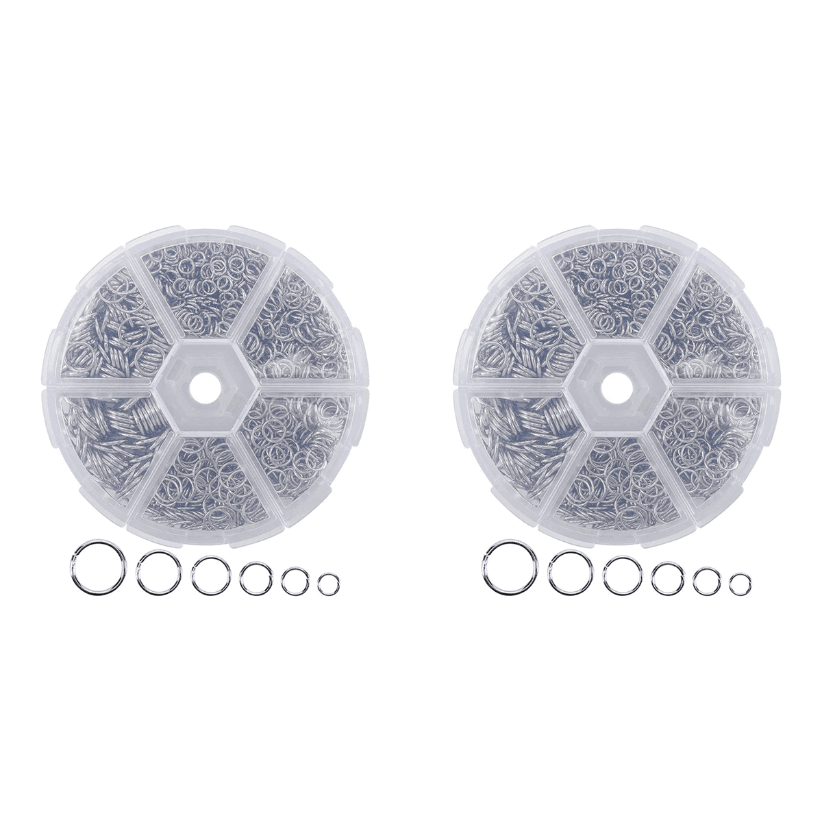2025 New! 2780Pcs O Ring Connectors Metal Open Jump Rings Set for ...