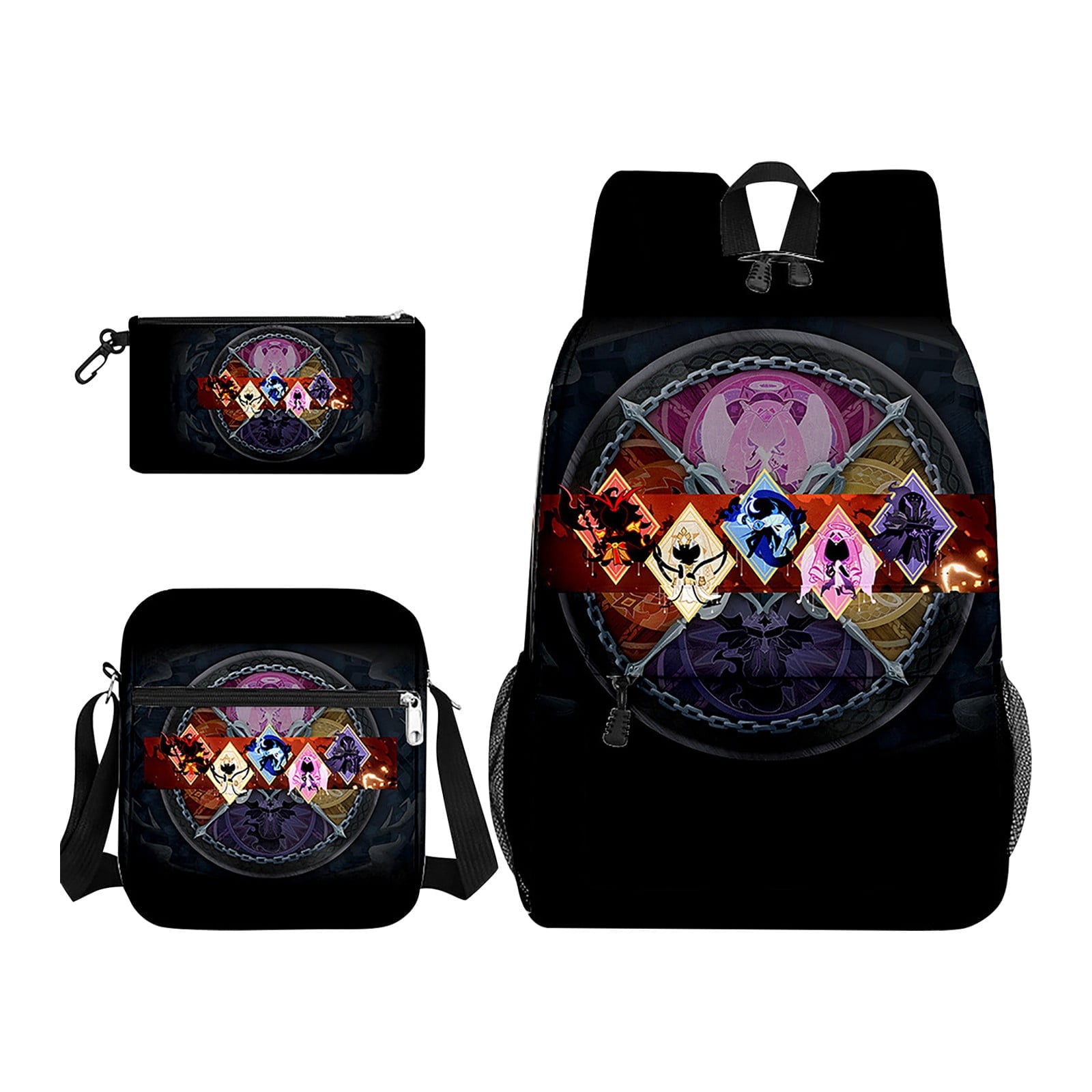 2025 New 3 PCS Cookie Run: Kingdom Backpack, Student Cartoon Backpack ...