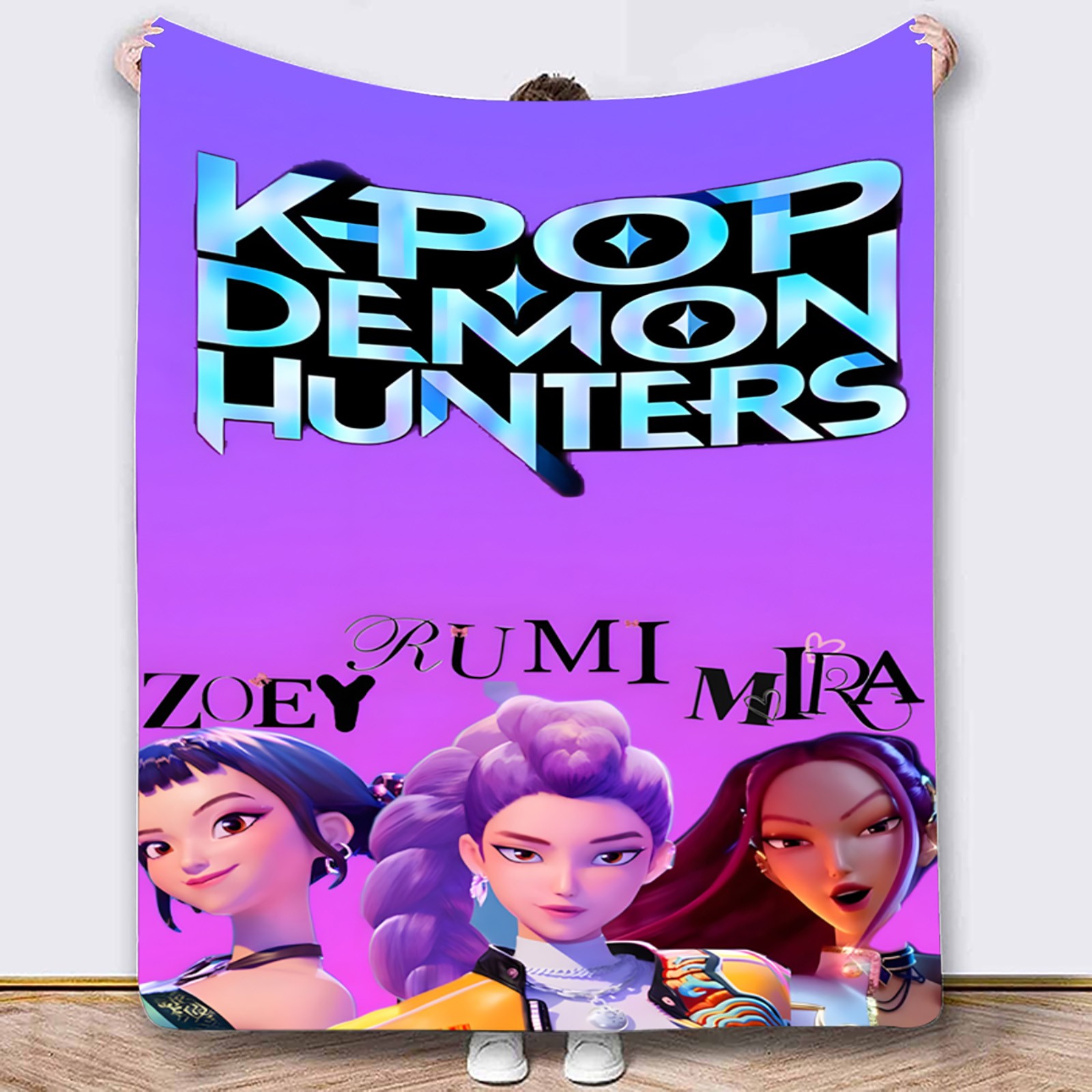 2025 New 39.4*27.6 INCH Comfy Kpop Demon Hunters Throw Blanket for ...