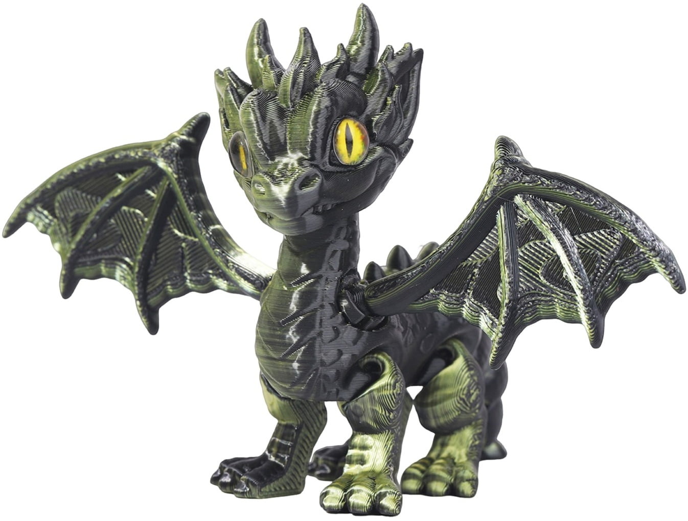 2025 New 3D Printed Dragon with Wings Articulated Toys, 4.3'' Cute 3D ...