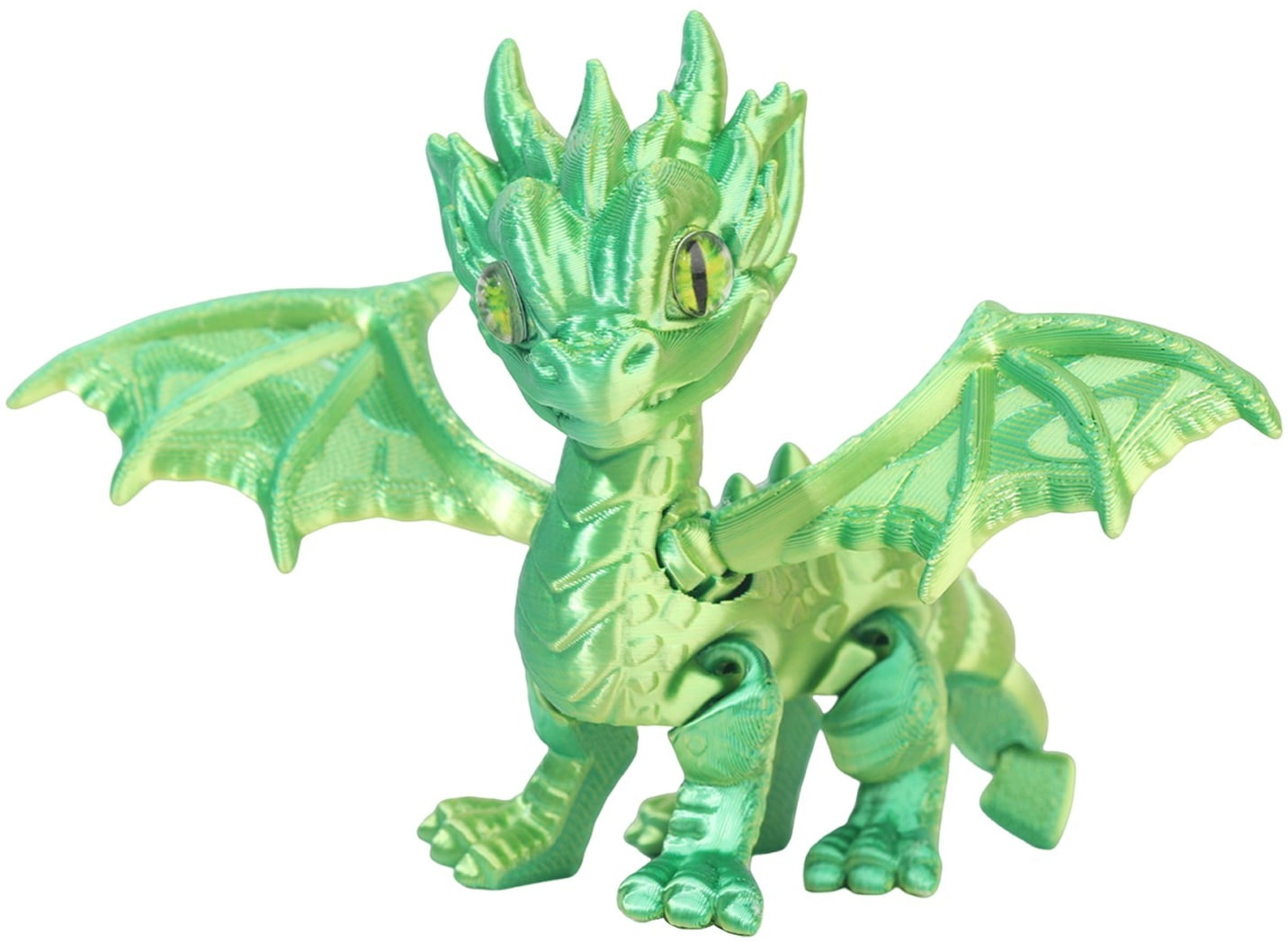 2025 New 3D Printed Dragon with Wings Articulated Toys, 4.3'' Cute 3D ...