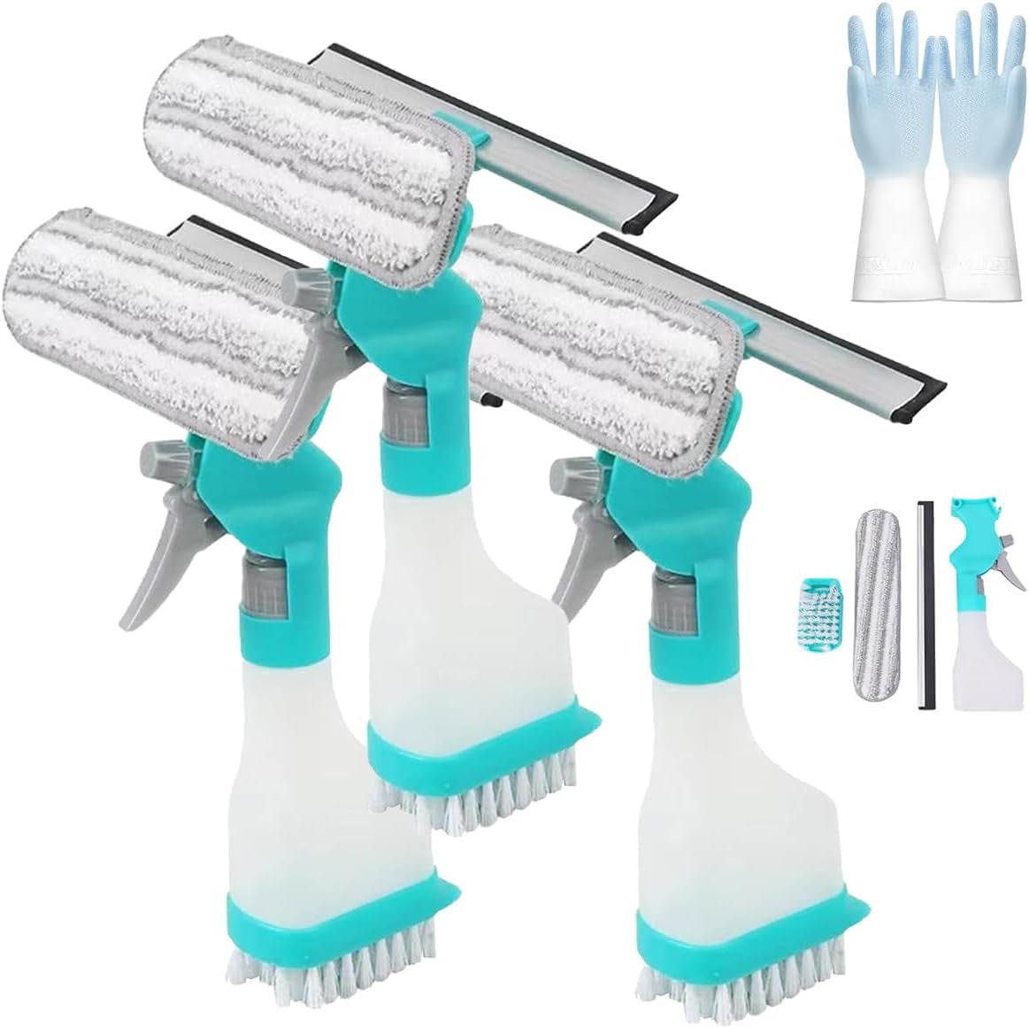 2025 New 4 in 1 Multifunction Window Cleaner Tool, Window Squeegee ...