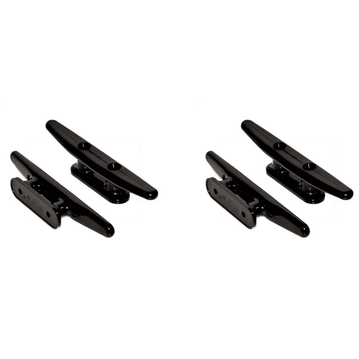 2025 New! 4 Pack Black Nylon Boat Cleat 6 Inch - Rope Cleat, Kayak ...