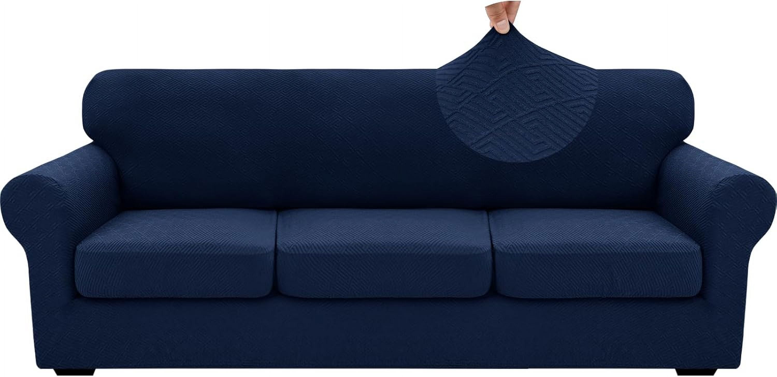 2025 New 4 Pieces Extra Large Couch Covers for 3 Cushion Sofa Super ...