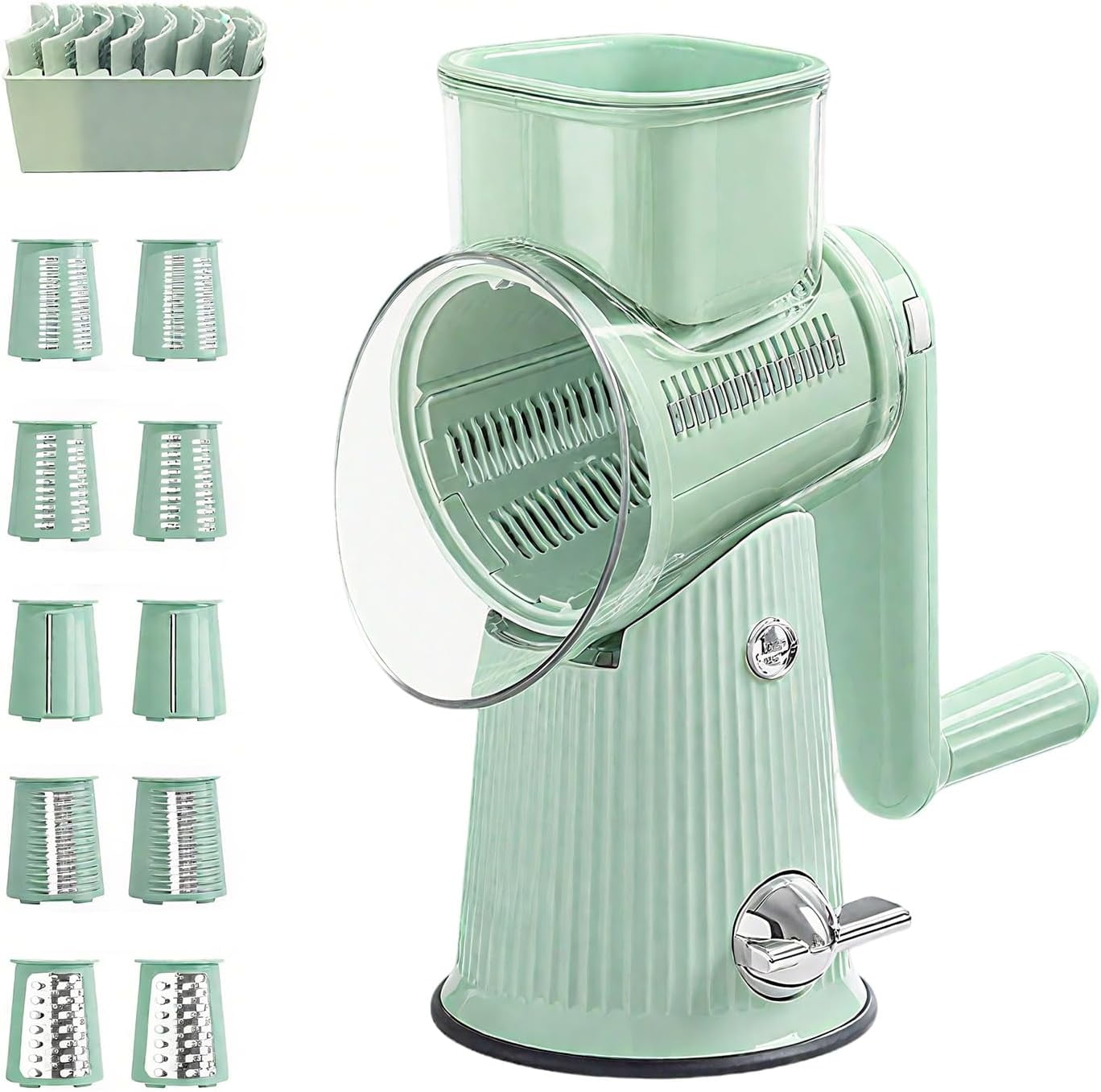 2025 New 5 In 1 Food Chopper, Rotary Cheese Grater, Multi-Functional ...