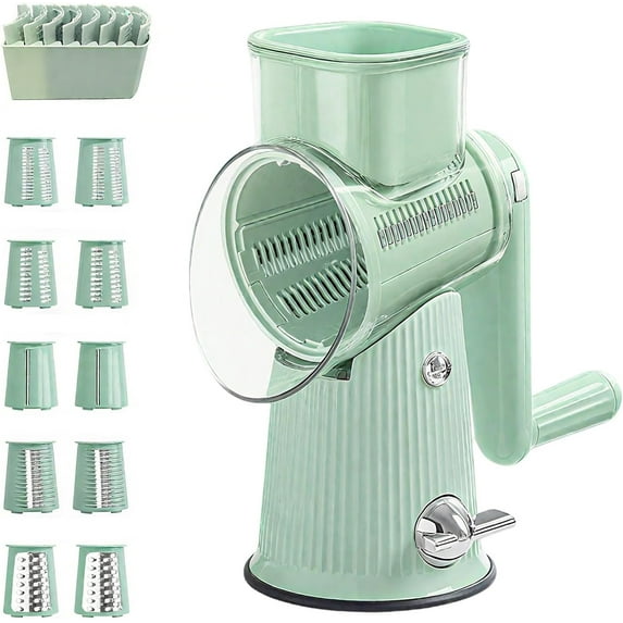 2025 New 5 In 1 Food Chopper, Rotary Cheese Grater, Multi-Functional ...