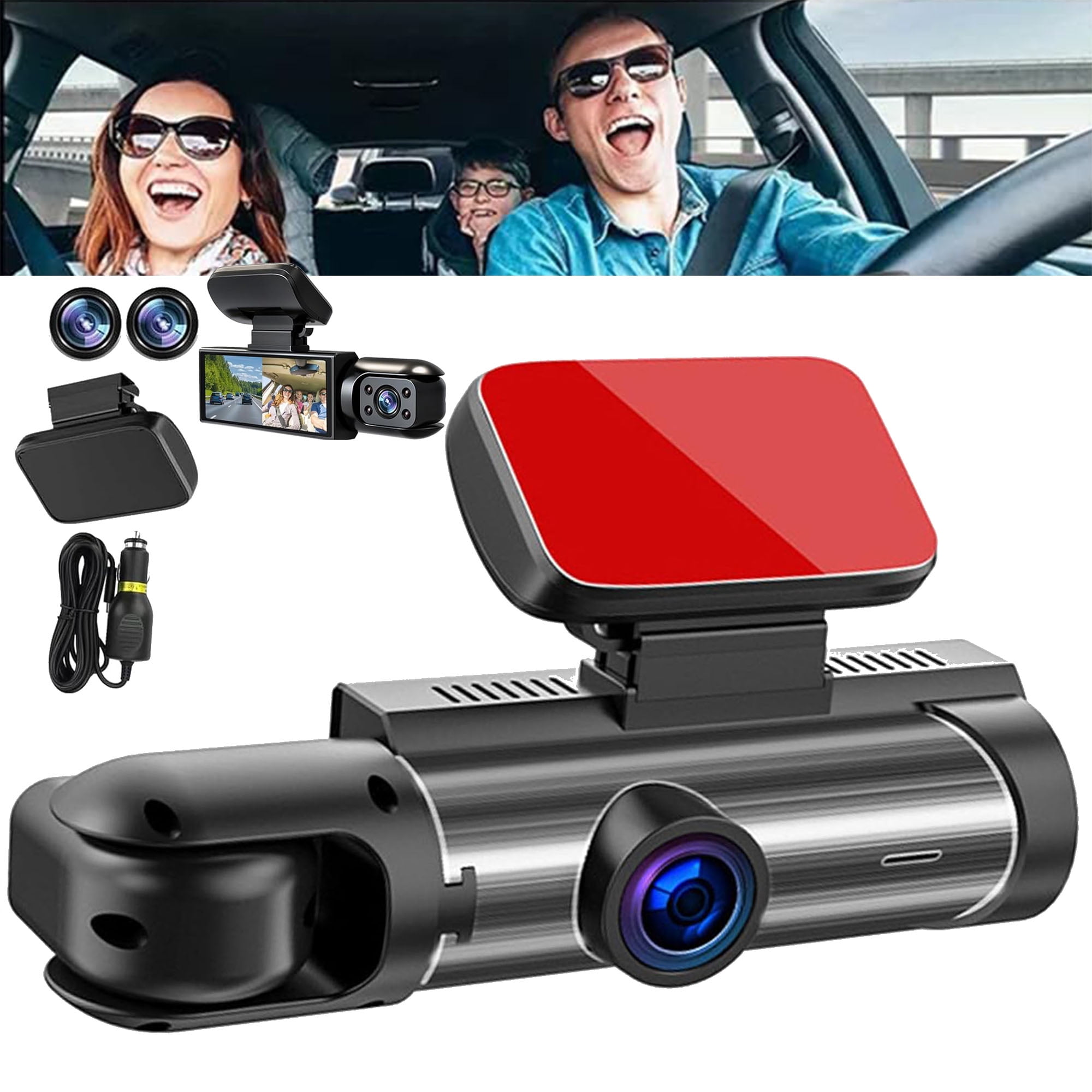 2025 New 64g Enesy Front and Rear Dash Camera, Enesy Front & Rear Dash ...