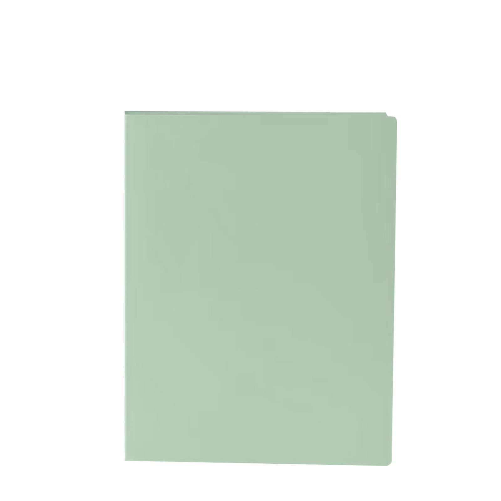2025 New! A4 Plastic Presentation Book Gradient Green with Clear ...