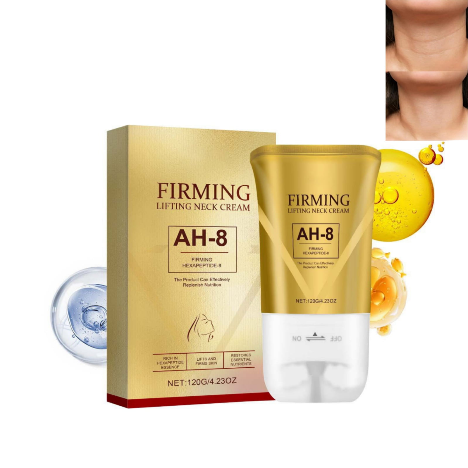 2025 New AH-8 Hexapeptide-8 Firming Lifting Neck Cream 120g - Lift and ...