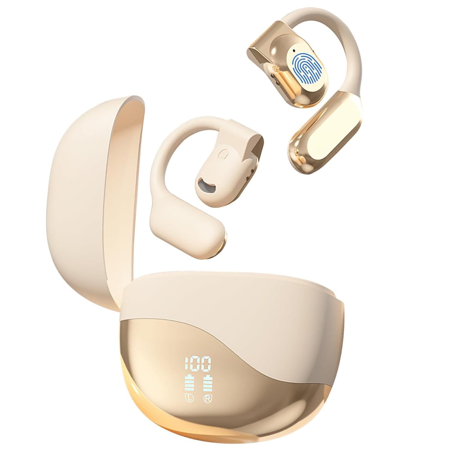 2025 New AI Real Time Language Translator Earbuds Open Ear AI ...