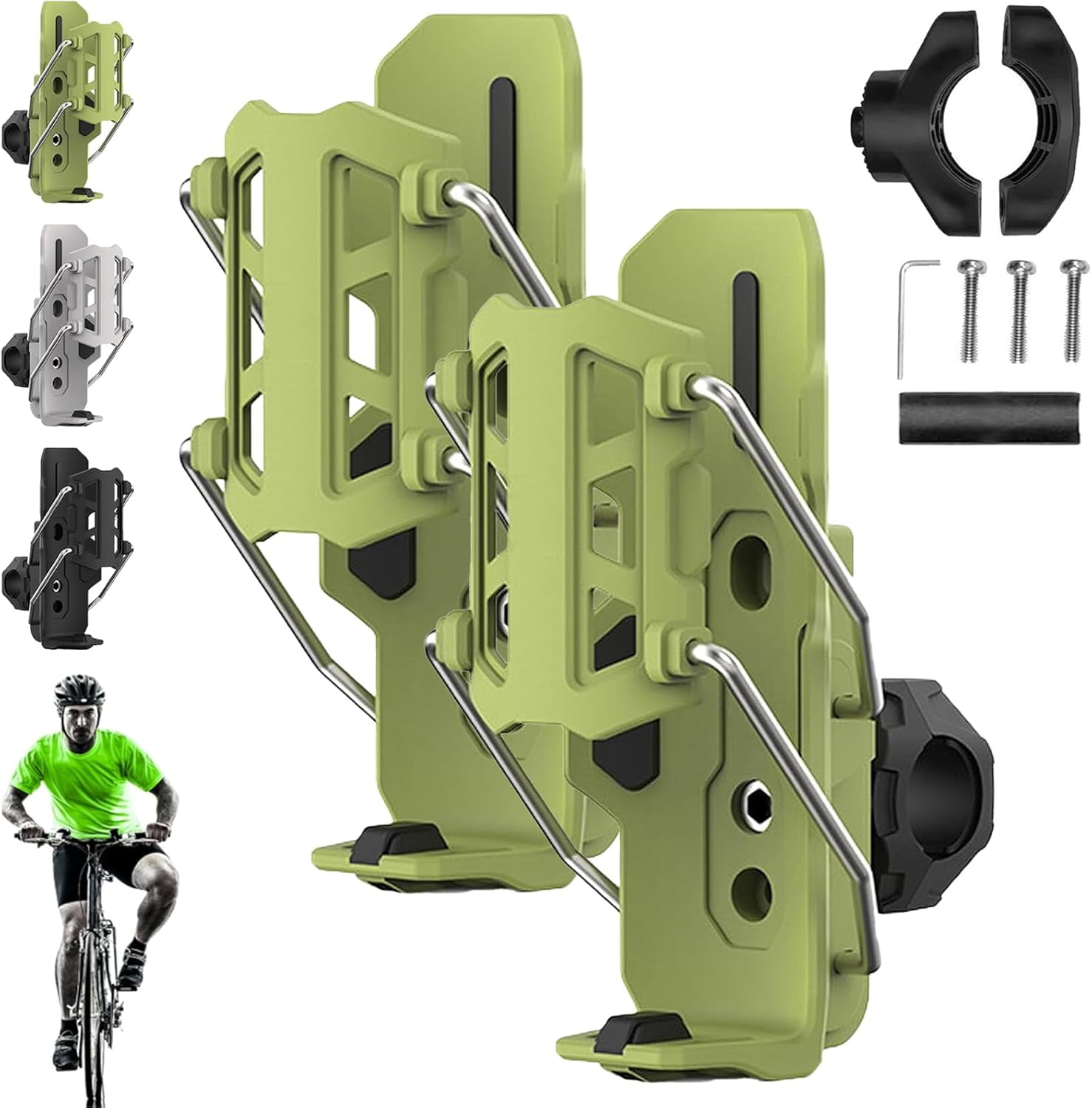 2025 New Adaptive Cycling Bottle Holder, 3 Colors, 360 Degree Rotating ...