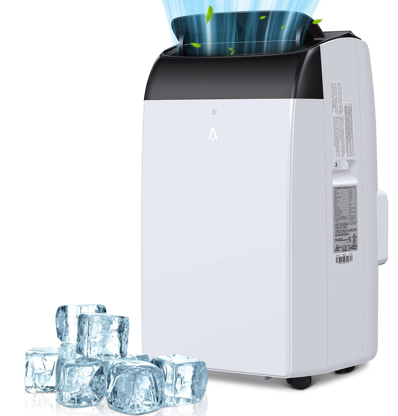 2025 New Air Conditioner,12000 BTU Small Portable Air Conditioner with ...