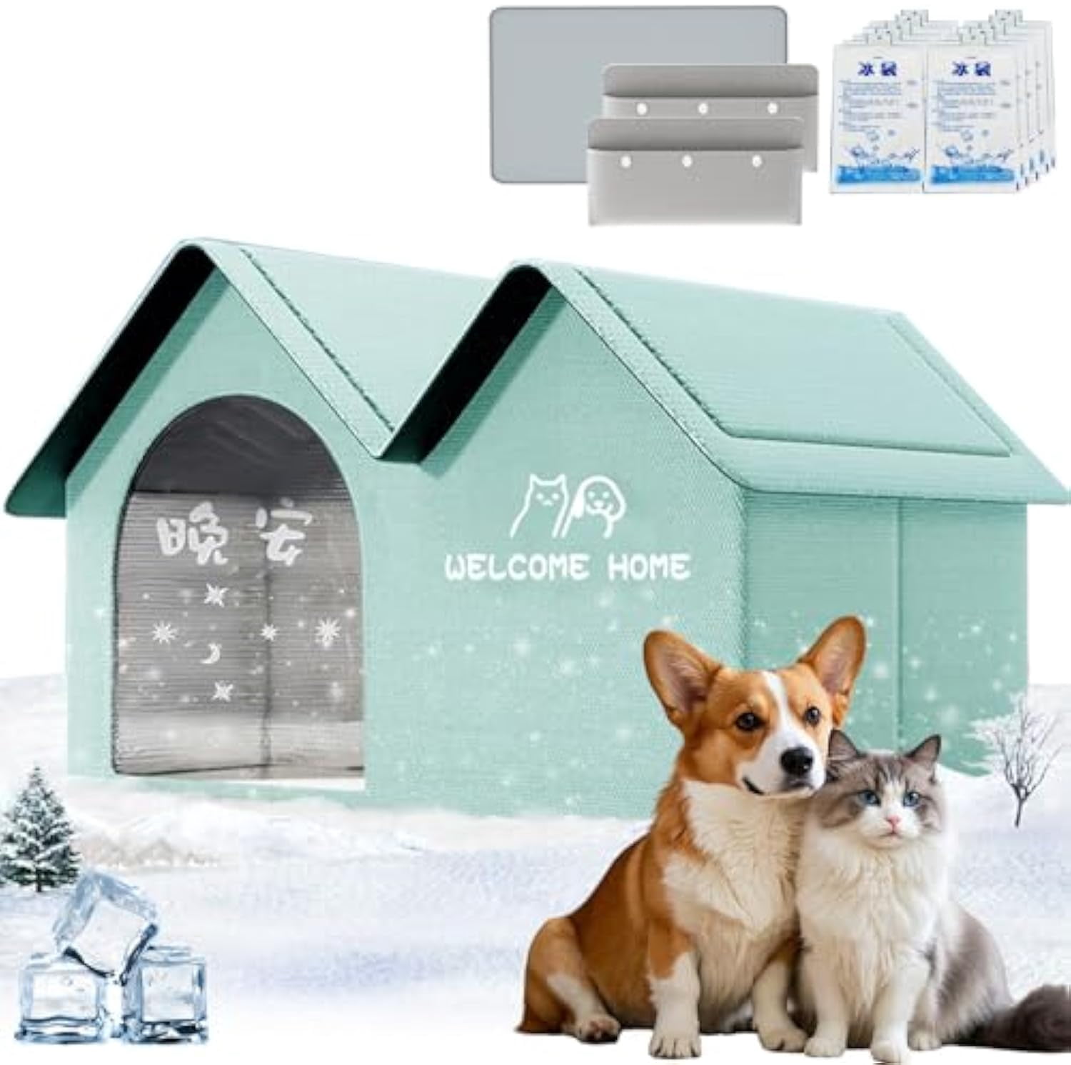 2025 New Air Conditioner Cat House,Air Conditioned Dog House,Dog House ...