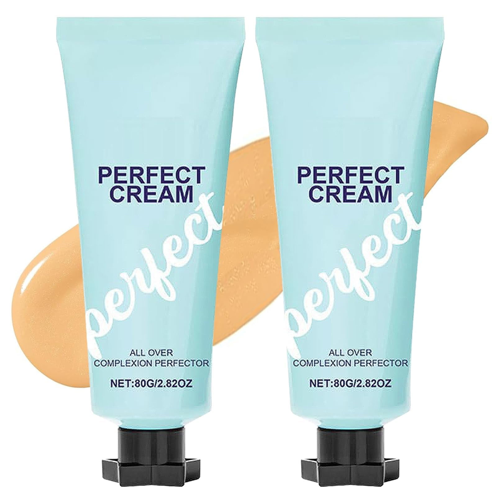 2025 New All-Over Complexion Perfector, 80ml Long-Lasting CC Cream Foundation, Concealer Cream ...