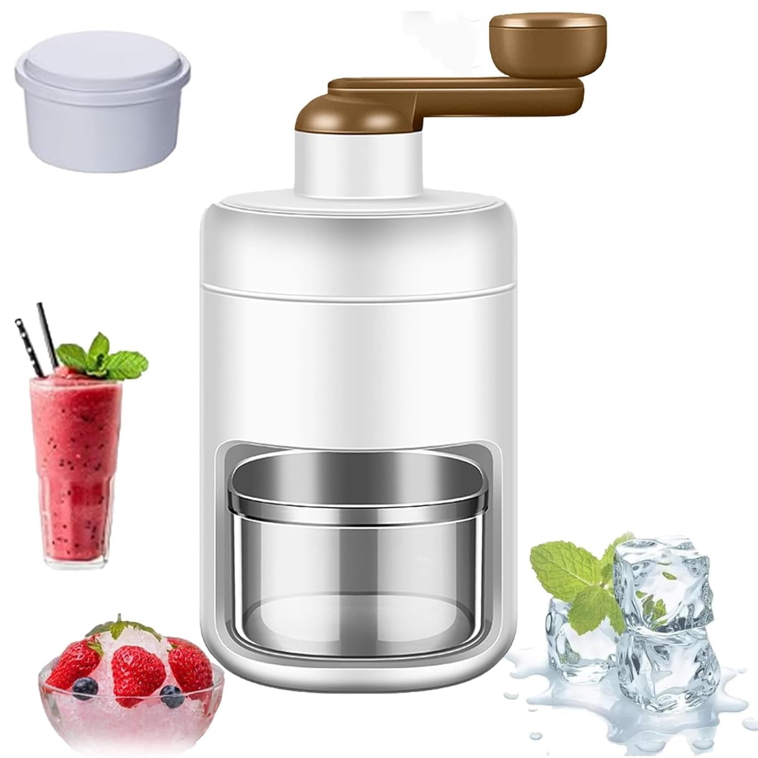 2025 New Arrival Household Mini Ice Shaver Crusher, Manual Ice Crusher ...