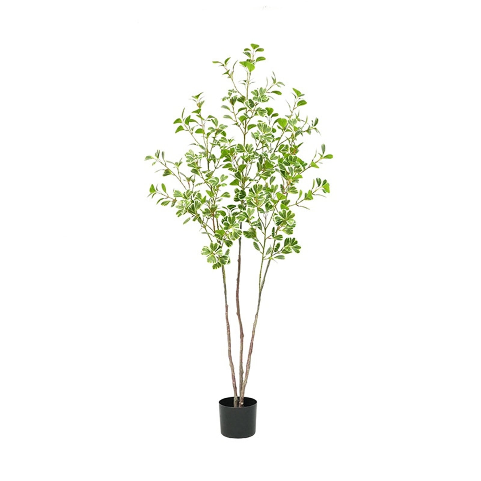 2025 New Artificial Ficus Tree, 4/5/6FT Tall Fake Ficus Plant Realistic ...