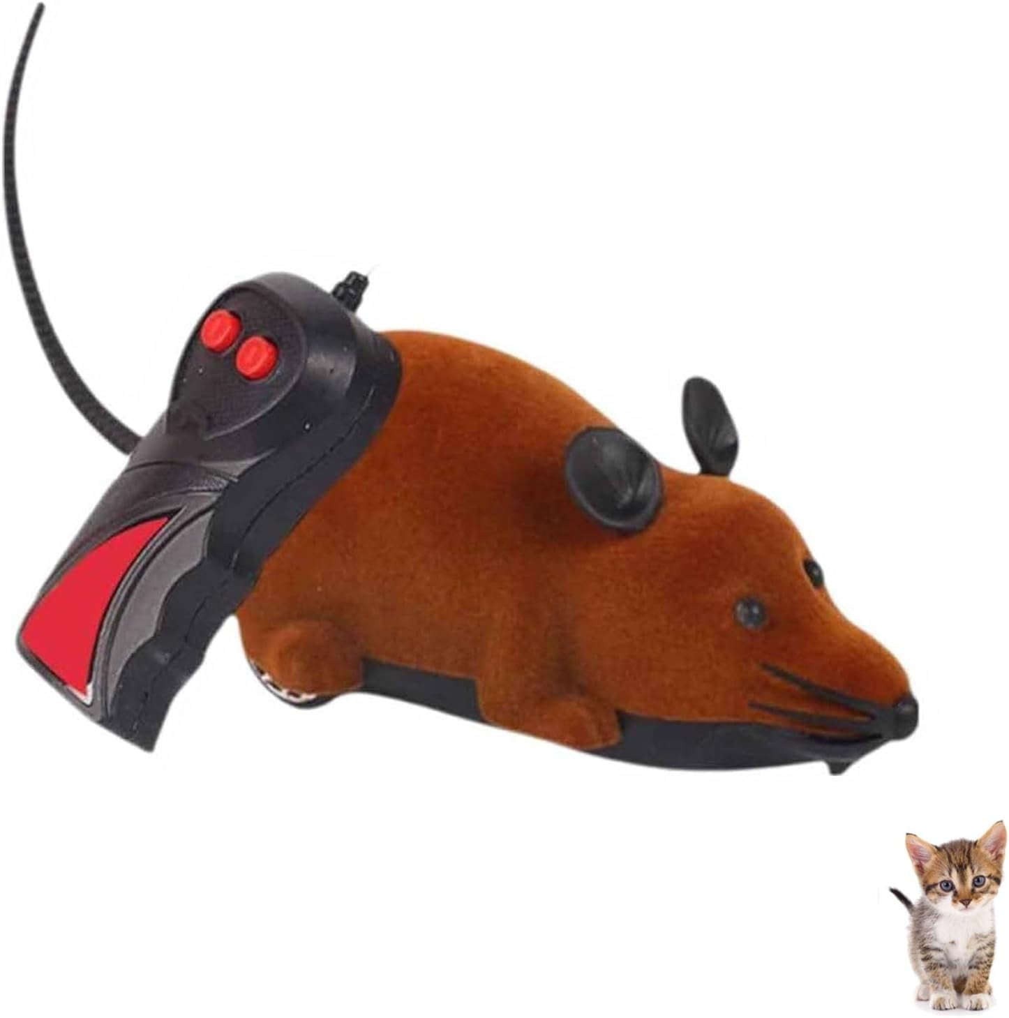 2025 New Automatic Moving Rc Mouse Toy, Rechargeable Interactive Fake ...