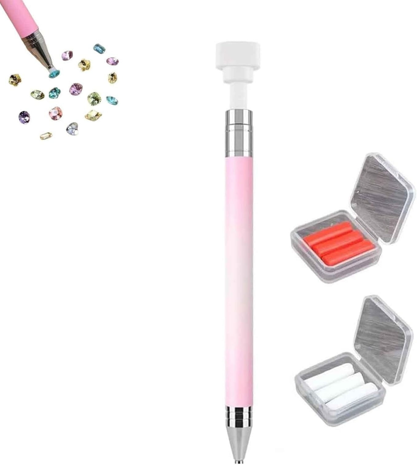 2025 New Automatic Refillable Wax Pen, Diamond Art Pen with Wax Diamond ...