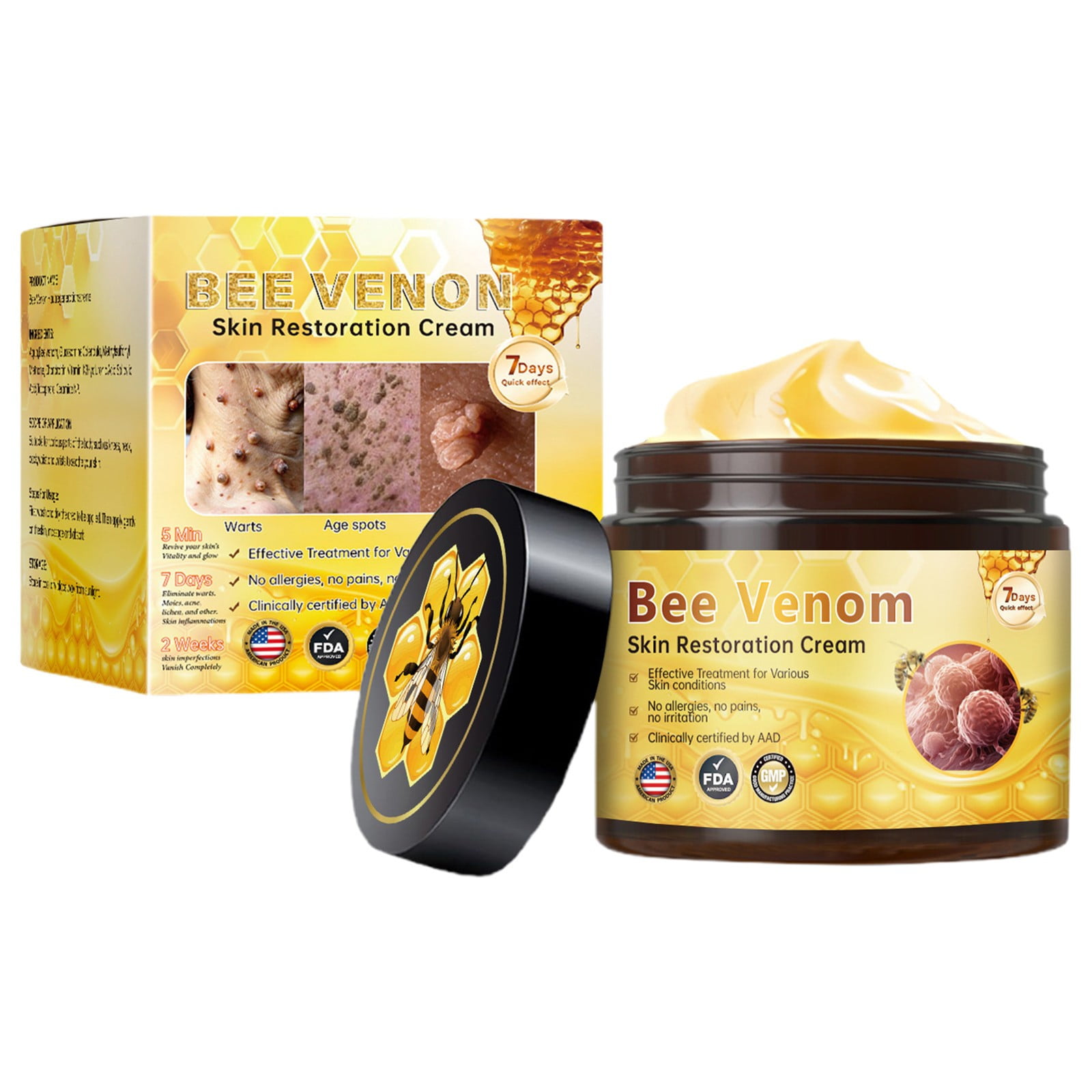 2025 New Beé Vénóm Treatment Cream, New Professional Beé Vénóm Repair ...