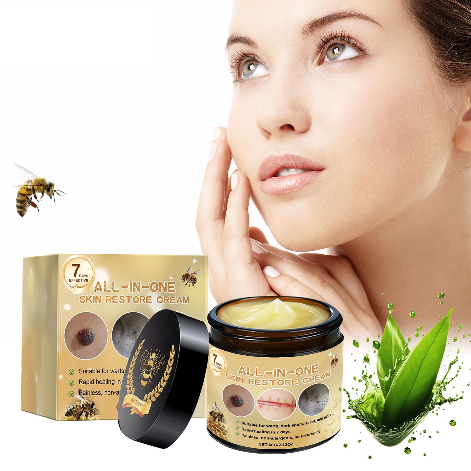 2025 New Bee Ven®om All-Body skin Restoration Cream,All-in-one skin ...