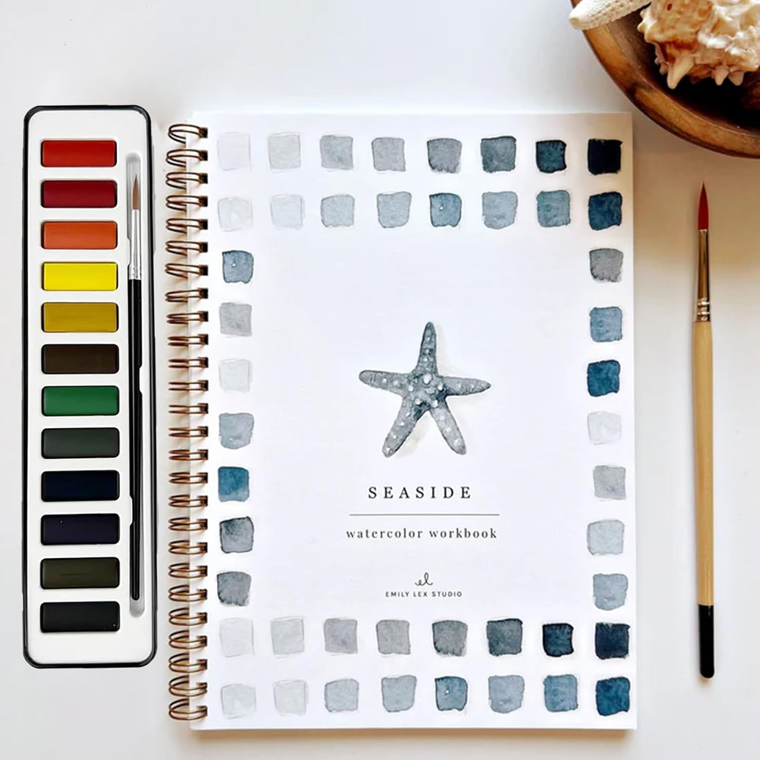 2025 New Beginner-Friendly Watercolor Workbook, Watercolor Painting Kit ...