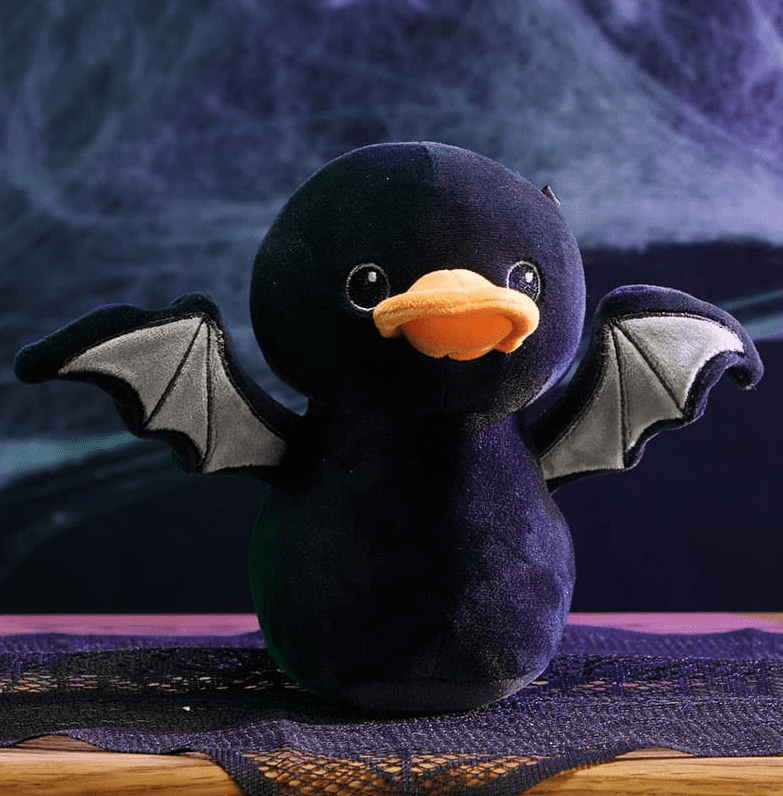 2025 New Black Bat Duck Plush, New Bat Duck Plush Doll Toys with A Pair ...