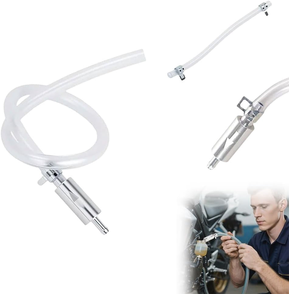 2025 New Brake Bleeder Hose, One Way Check Valve Tube Bleeding Tool Kit ...