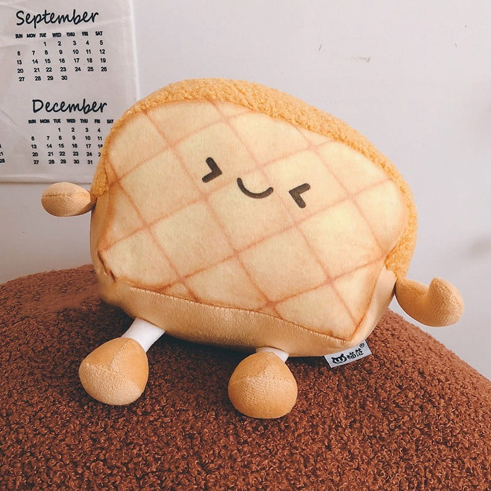 2025 New Bread Slice for Children Plush Toys, Plush Figures Toys ...