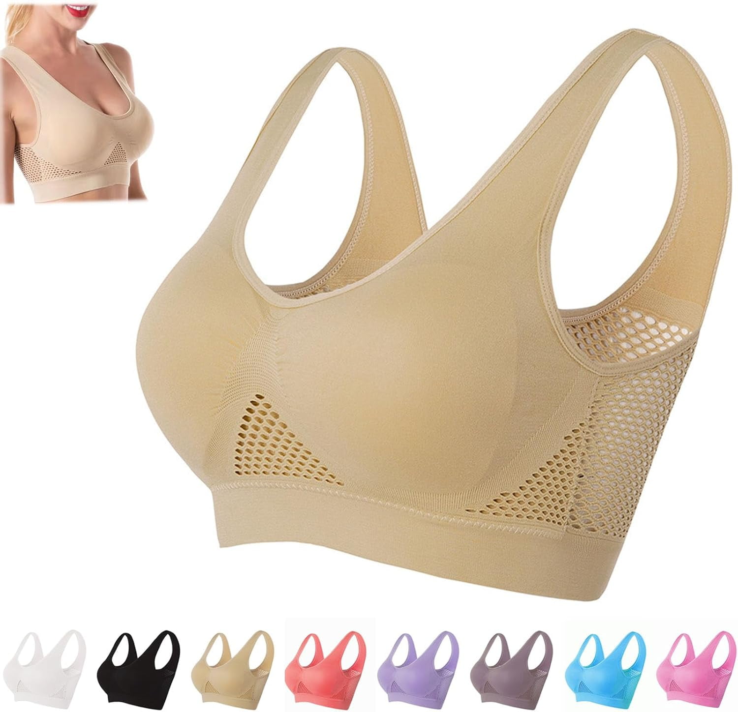 2025 New Breathable Anti-Saggy Breasts Bra, Anti Saggy Breast Bras for Women, Best Bras for ...