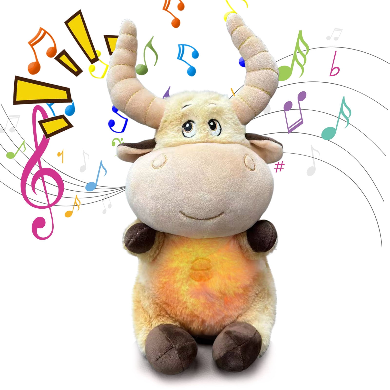 2025 New Breathing Stuffed Animal, Soothe Snuggle Bear Plush, Soothing ...