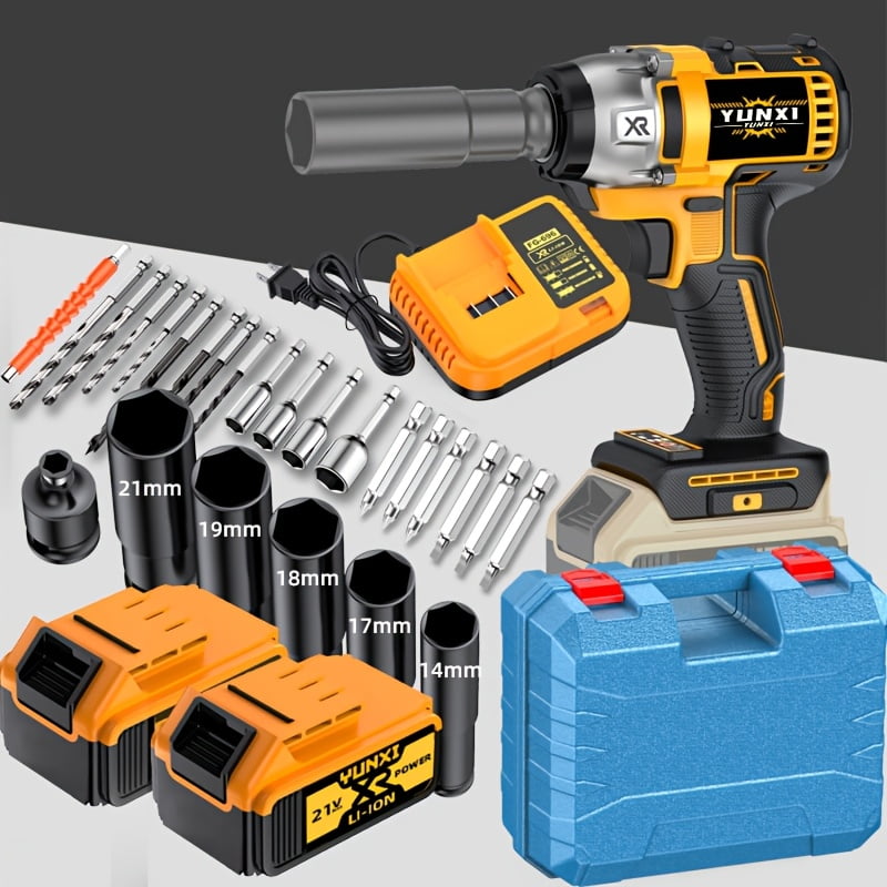 2025 New Brushless Lithium-Ion Electric Wrench, Wireless Impact Wrench ...