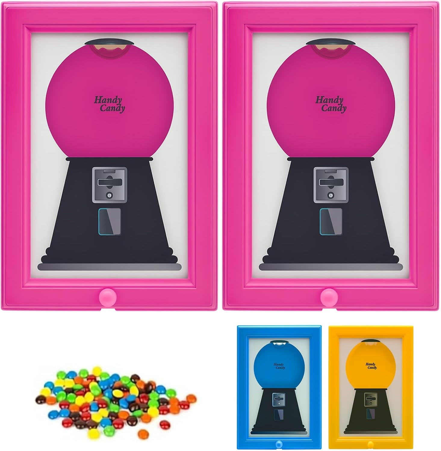 2025 New Candy Dispenser Wall Mounted Picture Frame, Gumball Machine ...